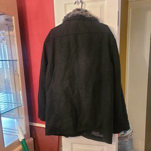 Domini International | Jackets & Coats | Mens Wool Blend Jacket Faux ...